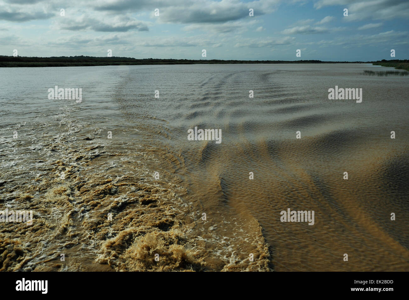 KwaZulu-Natal, South Africa, vast open body of water, St Lucia estuary ...