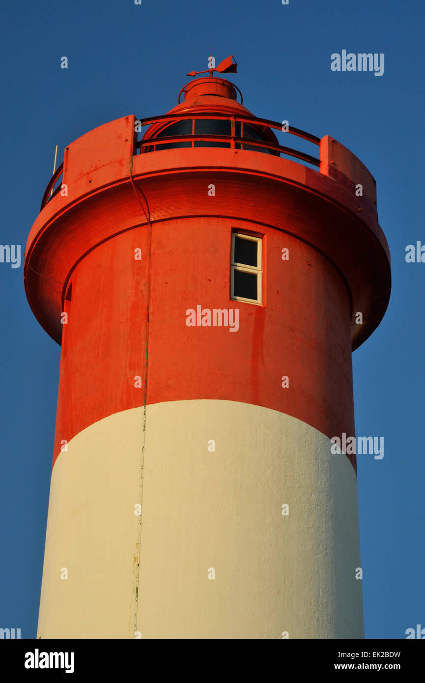 Lighthouse tower, Umhlanga Rocks beach, Durban, KwaZulu-Natal, South ...