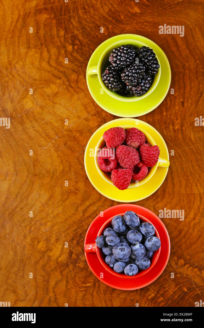 berry assortment - raspberries, blackberries, strawberries, blueberry ...