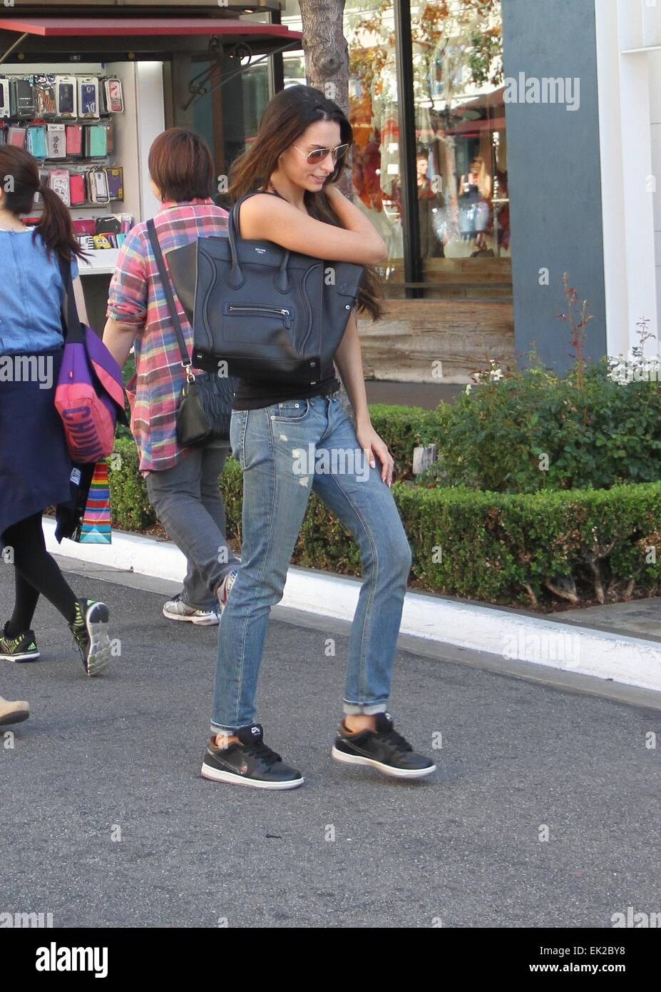 Genesis Rodriguez goes shopping at The Grove in Hollywood Featuring ...