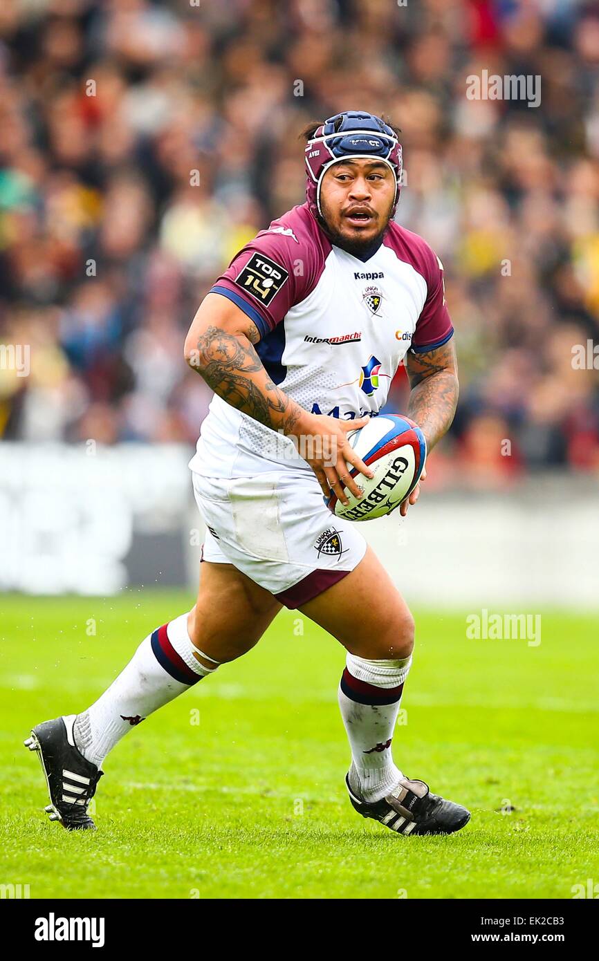 Wayne Avei - 28.03.2015 - Begles Bordeaux/La Rochelle - 21eme journee ...