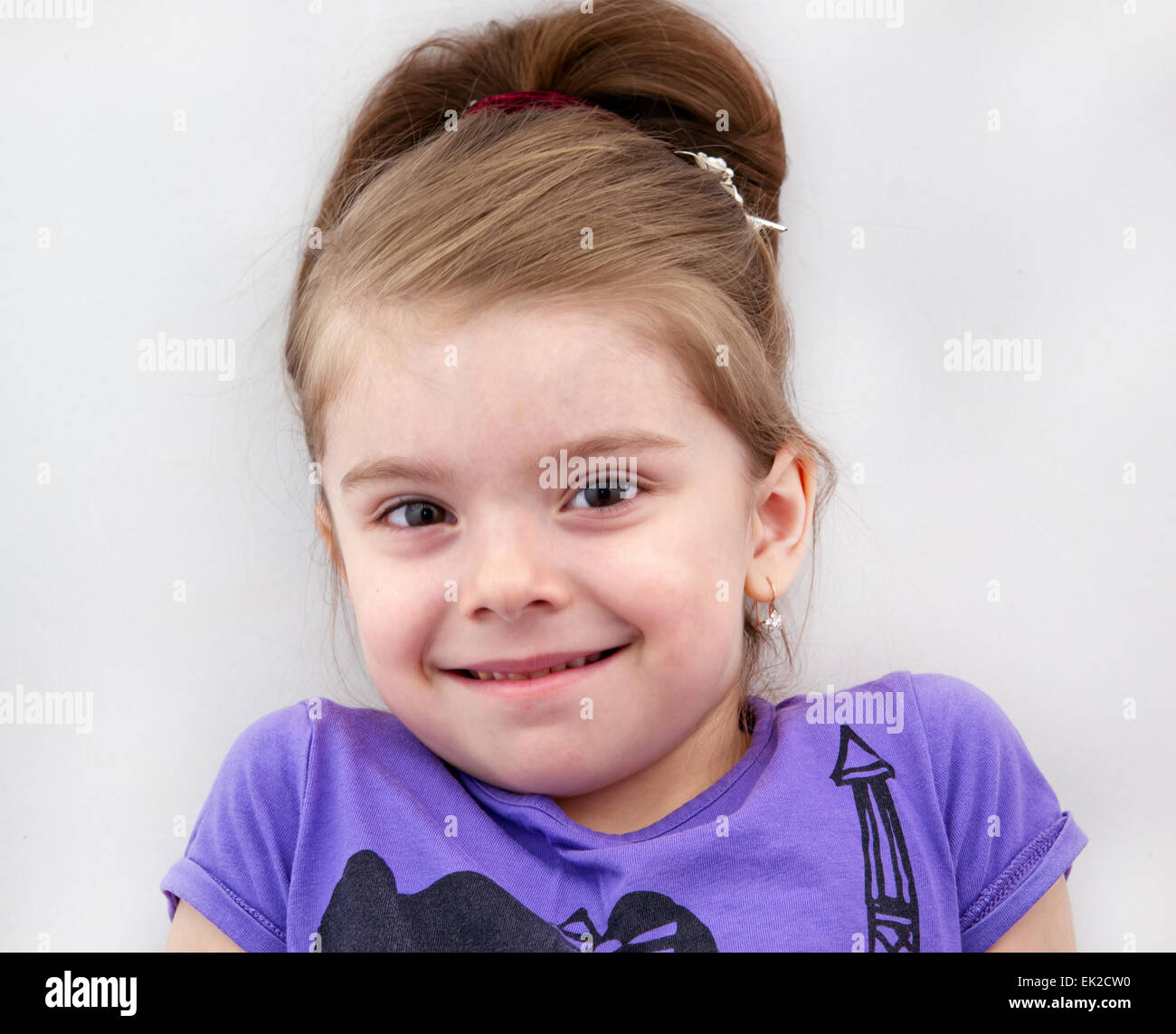 little girl close up Stock Photo - Alamy