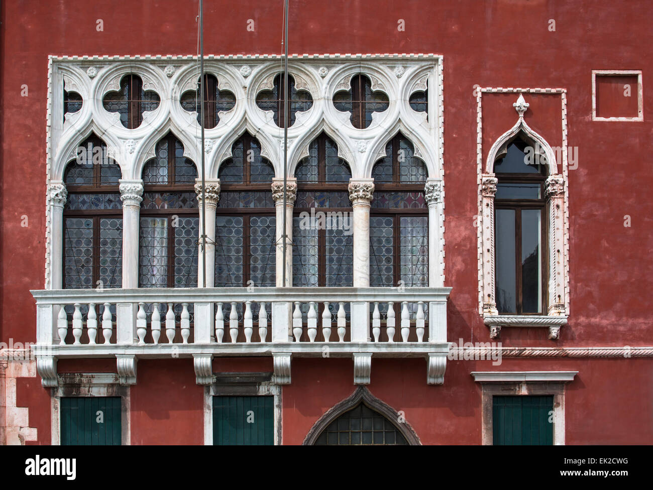 Palazzo Window, Venice, Italy Stock Photo - Alamy