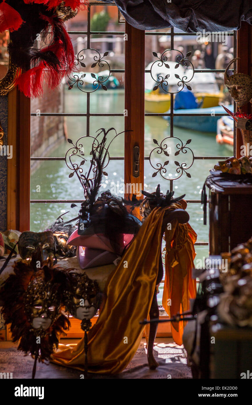 Mask Shop Interior, Venice, Italy Stock Photo - Alamy