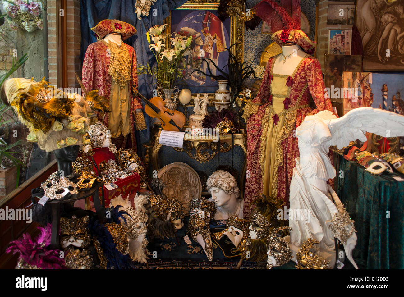 Mask Shop Interior, Venice, Italy Stock Photo - Alamy