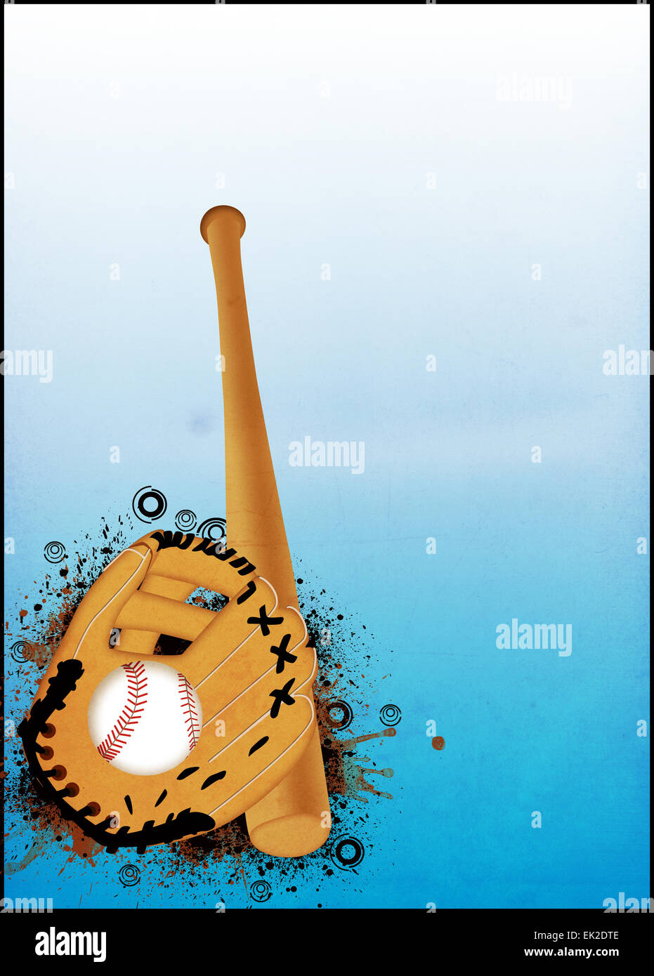 abstract baseball sport poster or flyer background with space Stock ...