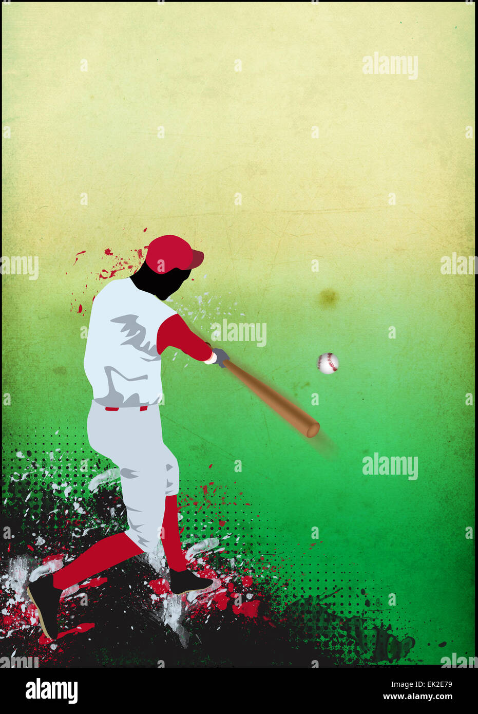 abstract baseball sport poster or flyer background with space Stock ...