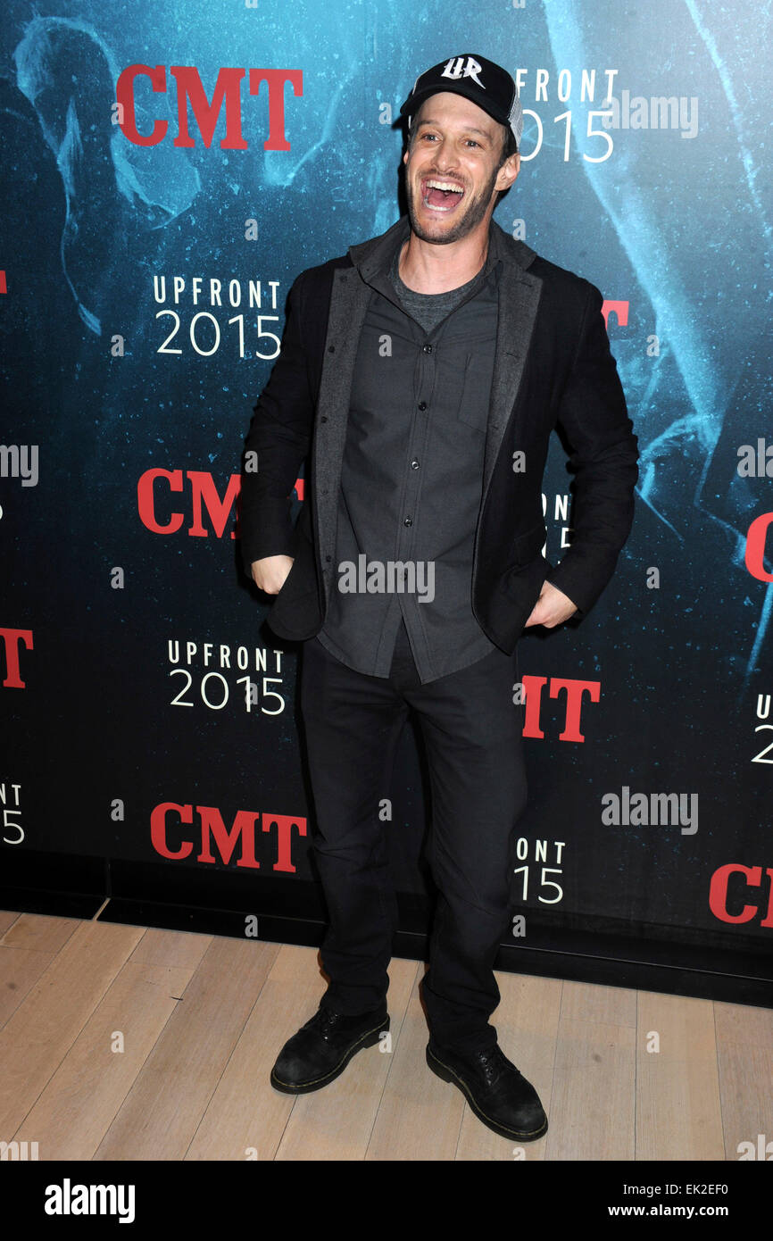 Josh Wolf attending the Annual 2015 CMT Upfront at The Times Center on ...
