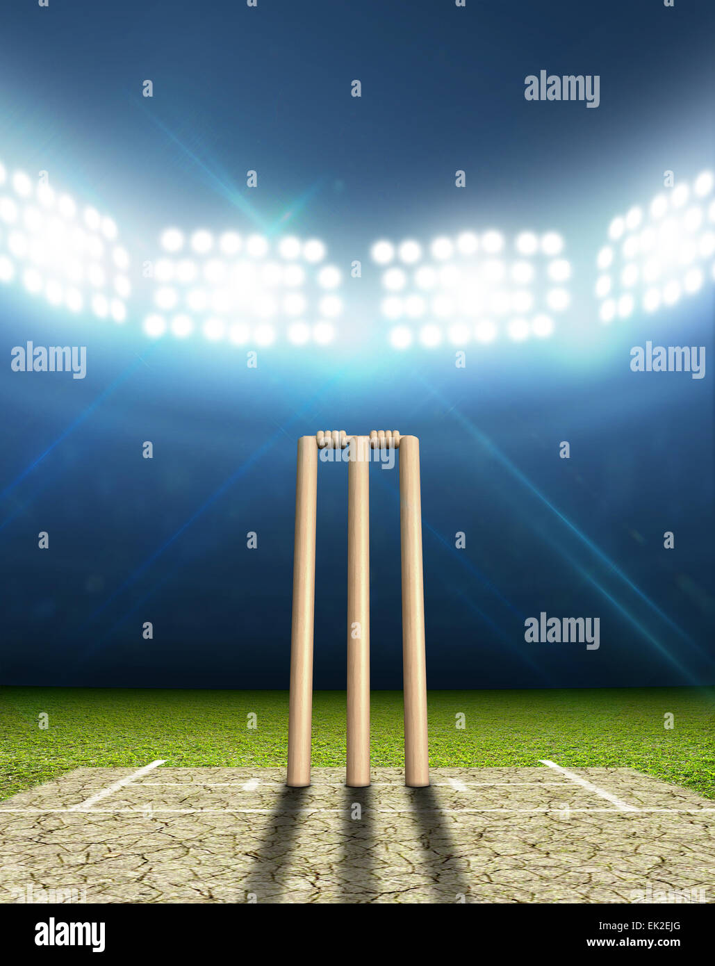 Cricket field set up hi-res stock photography and images - Alamy