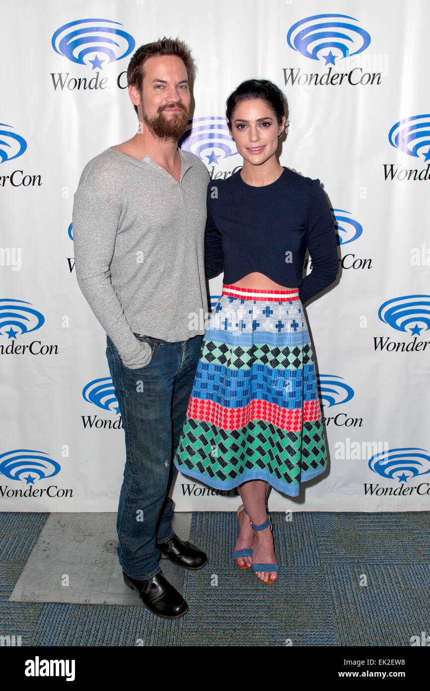 Seth Gabel and Janet Montgomery during the photocall for the WGN TV ...