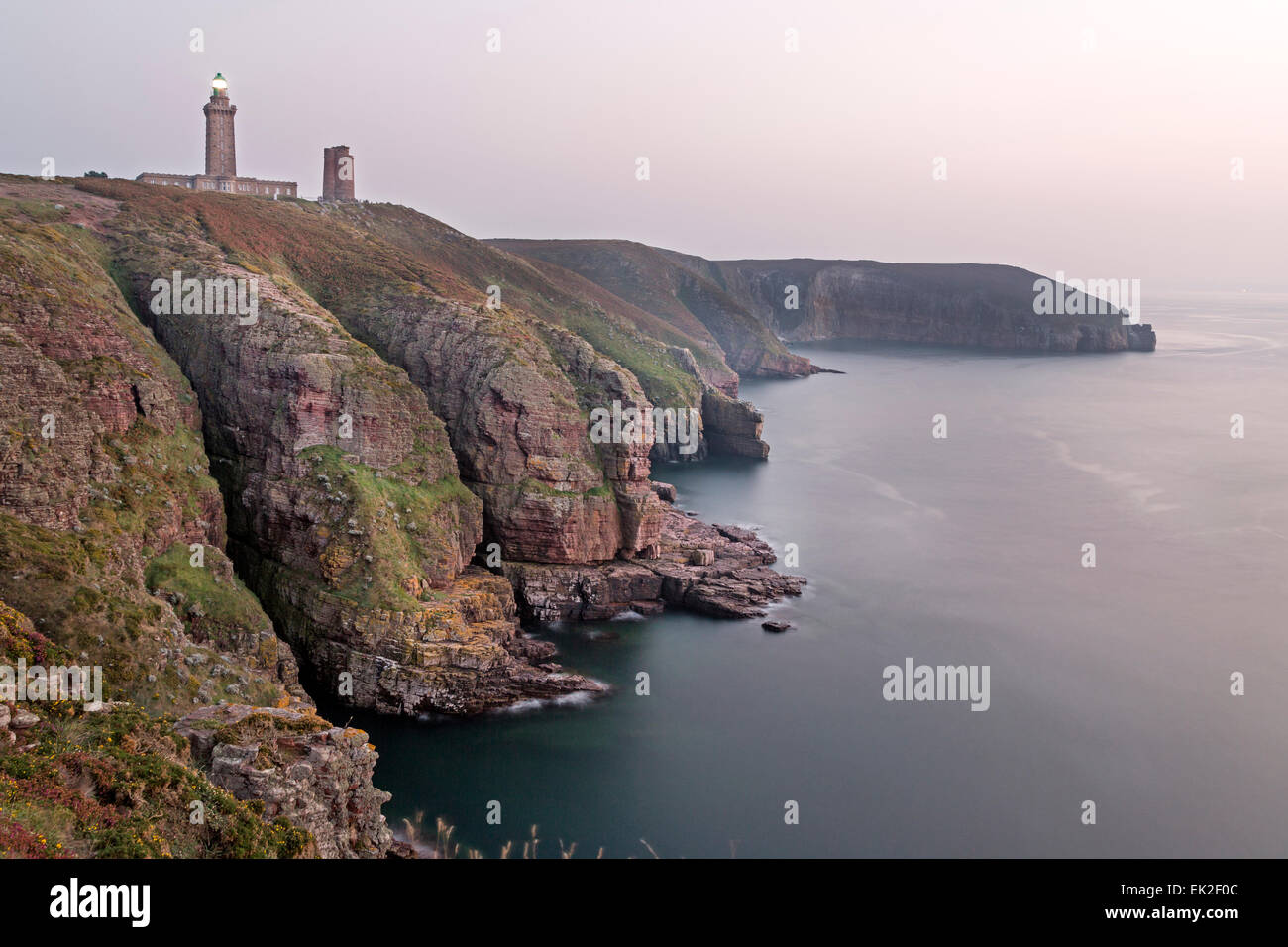 Lighthouse Cap Frehel, Bretagne, France, Europe Stock Photo - Alamy