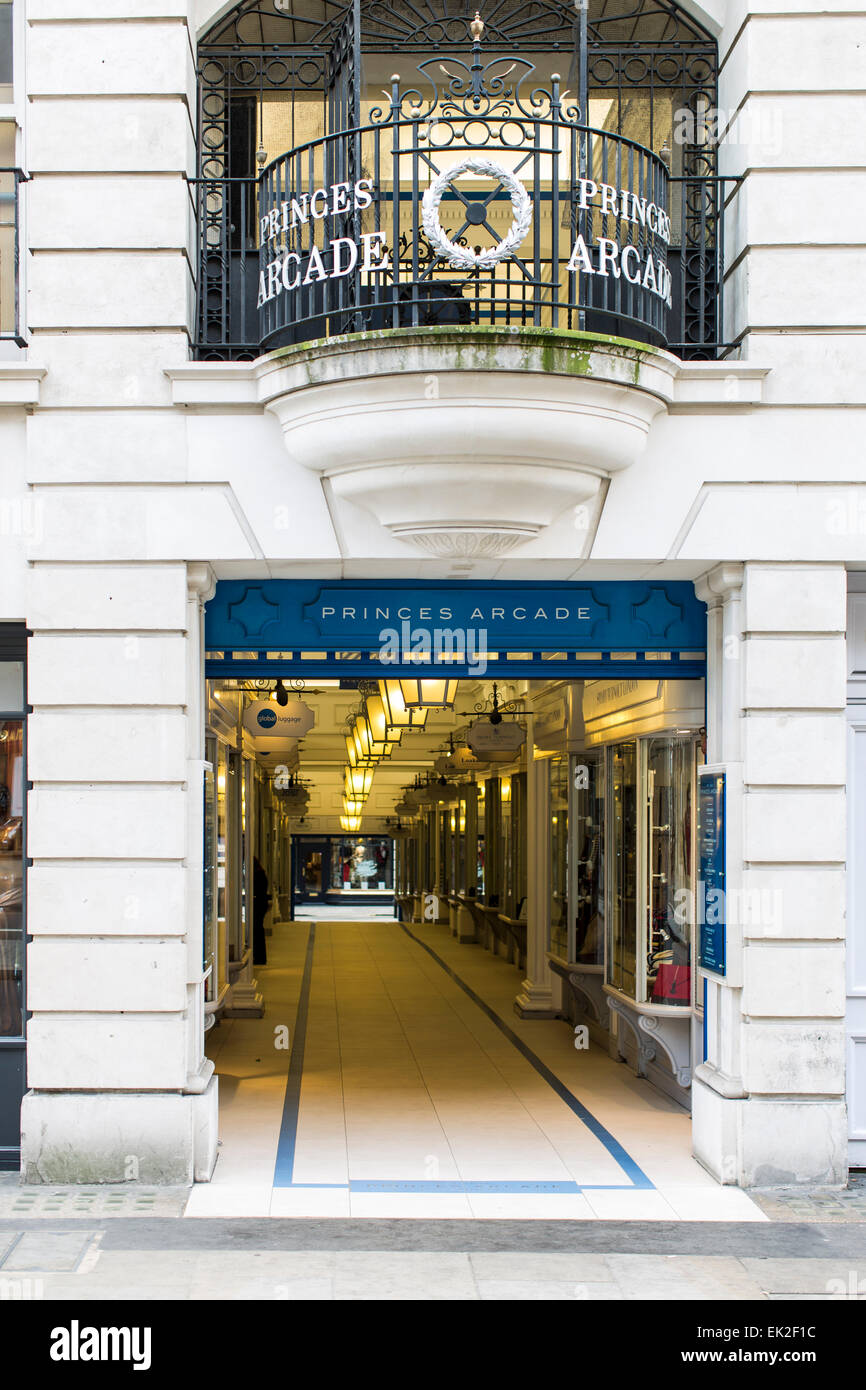 Princes Arcade, Piccadilly, London Stock Photo - Alamy