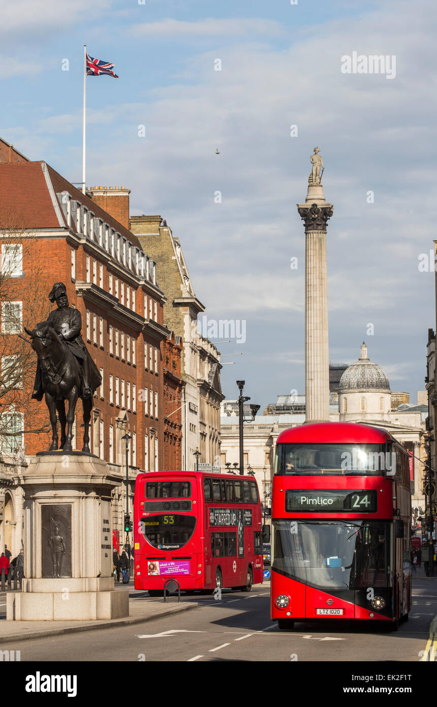 Nelson's Column, Trafalgar Square, London Stock Photo - Alamy