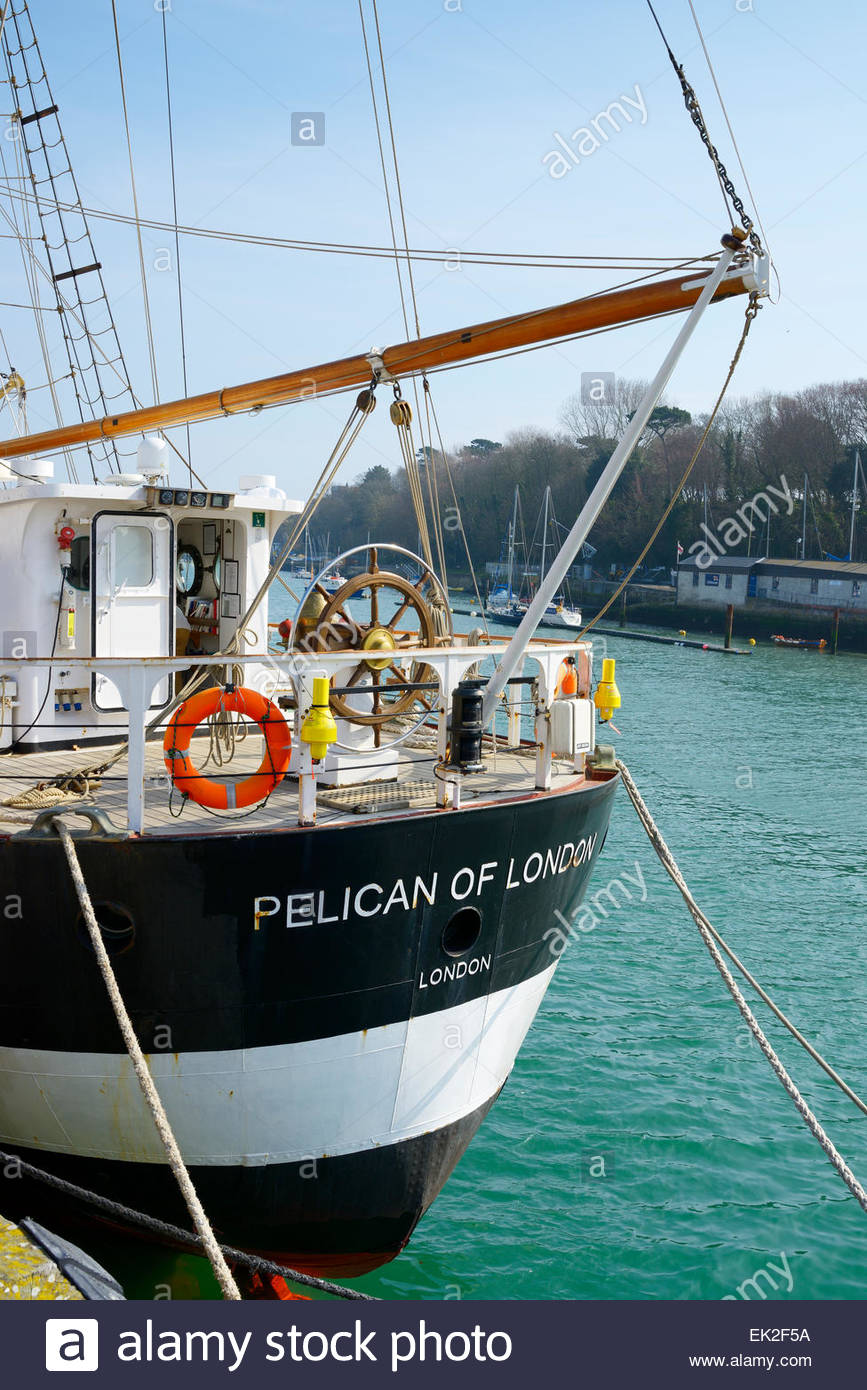 Pelican Of London Tall Ship Weymouth Stock Photos & Pelican Of London ...
