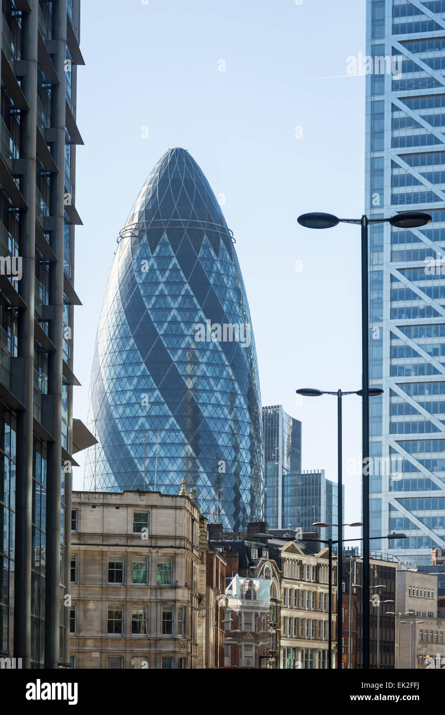 The Gherkin, City of London Stock Photo - Alamy
