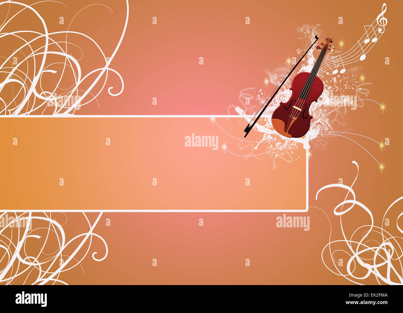 Violin abstract music poster background with space Stock Photo - Alamy