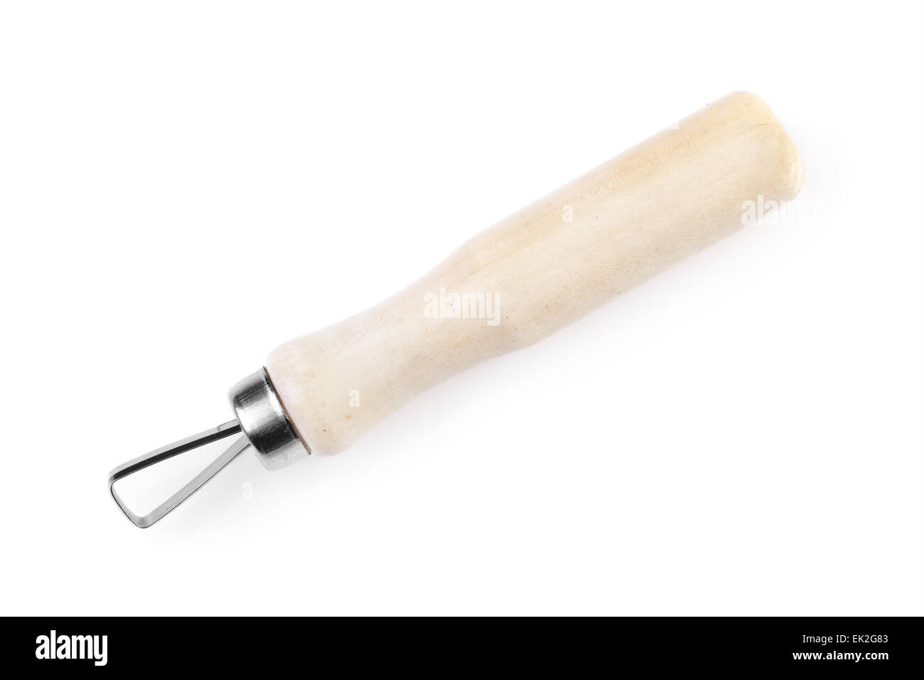 pottery sculpting metallic tool isolated on white background Stock ...