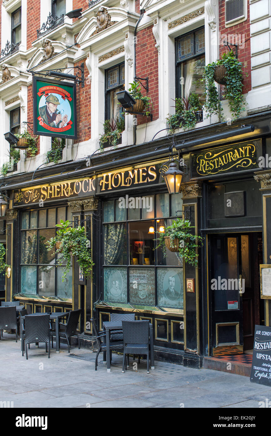 Sherlock holmes pub exterior london hi-res stock photography and images ...