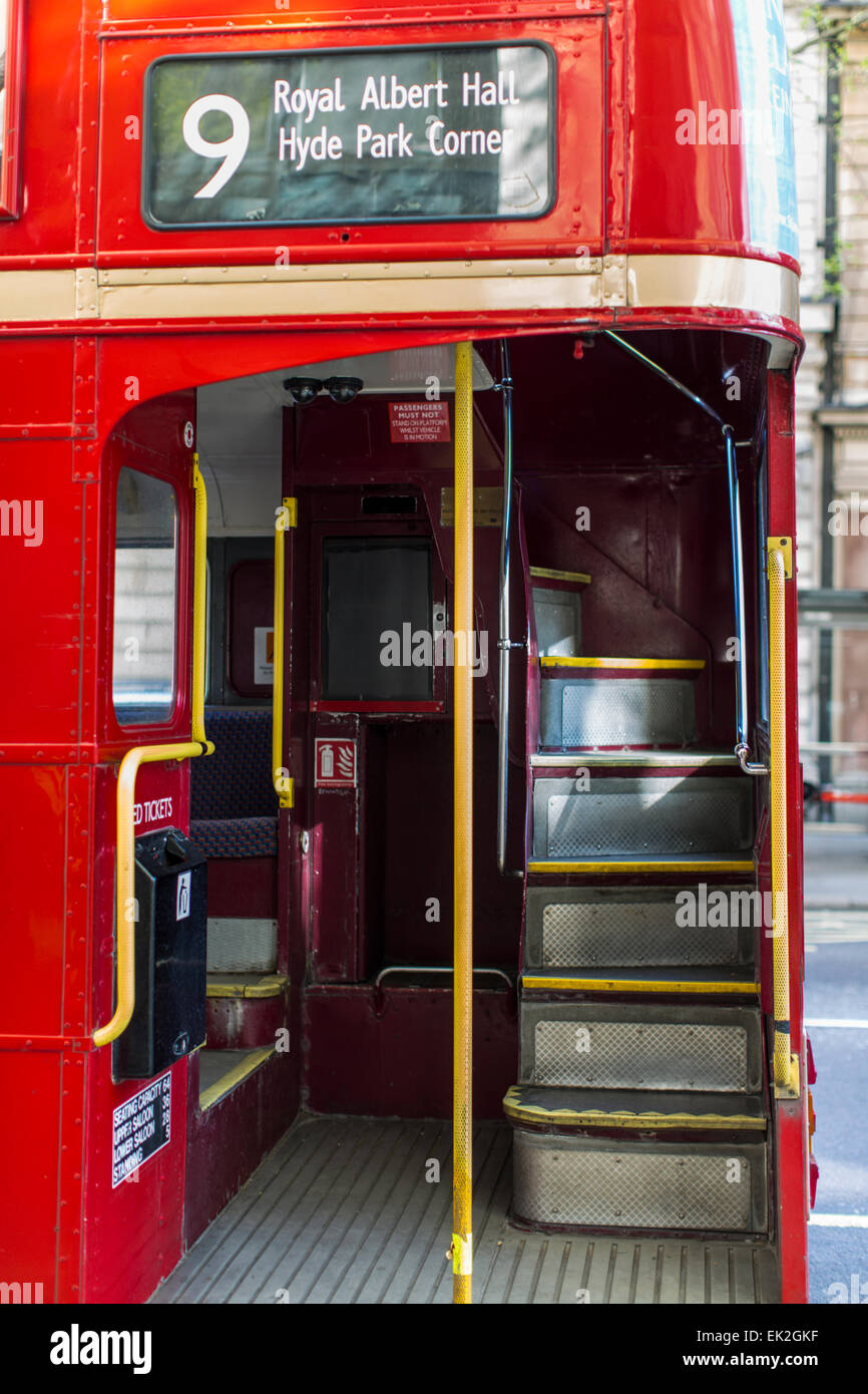 Vintage Red Double-decker, London Stock Photo - Alamy