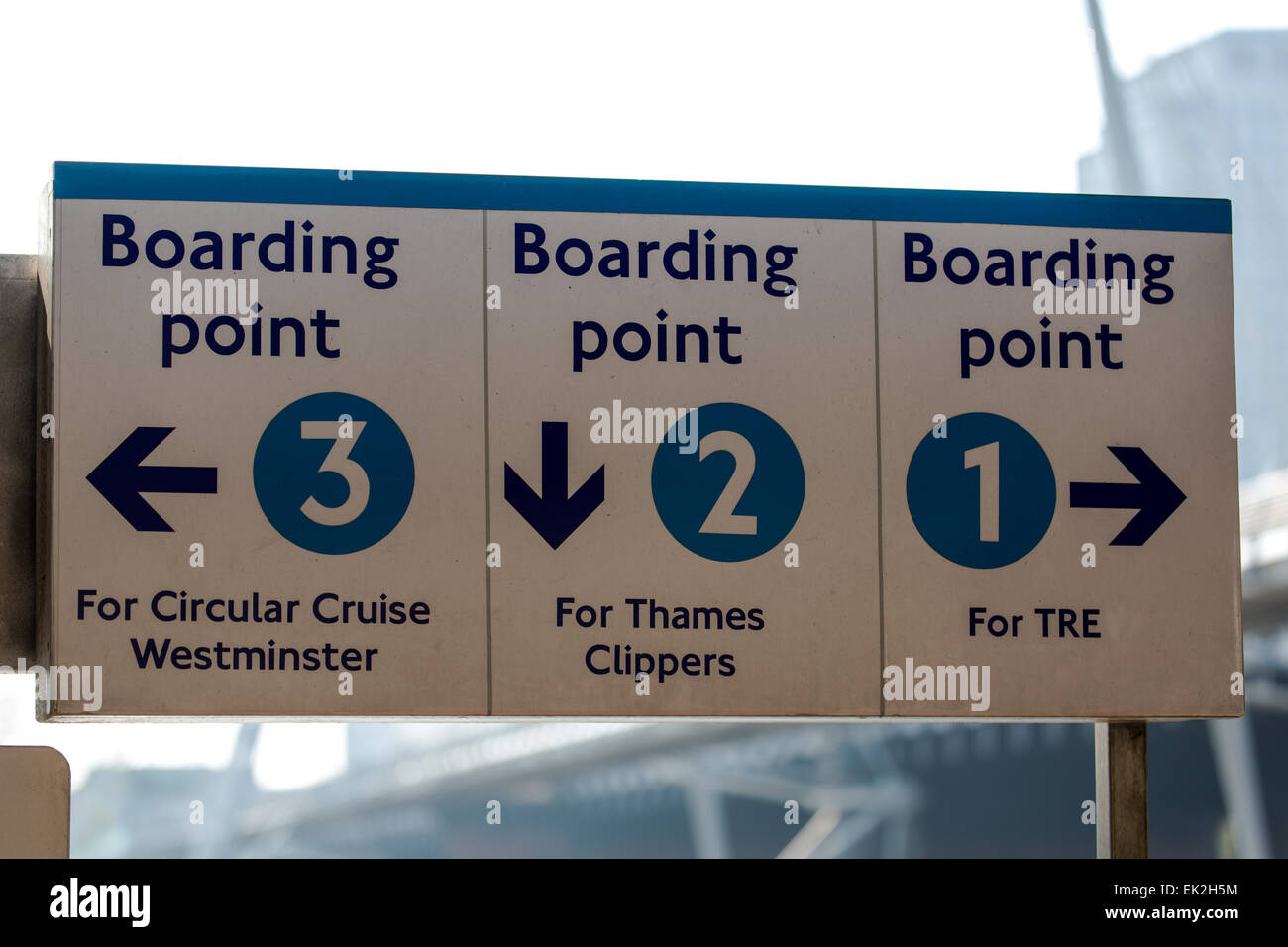 London Transport River Signs, London Stock Photo - Alamy