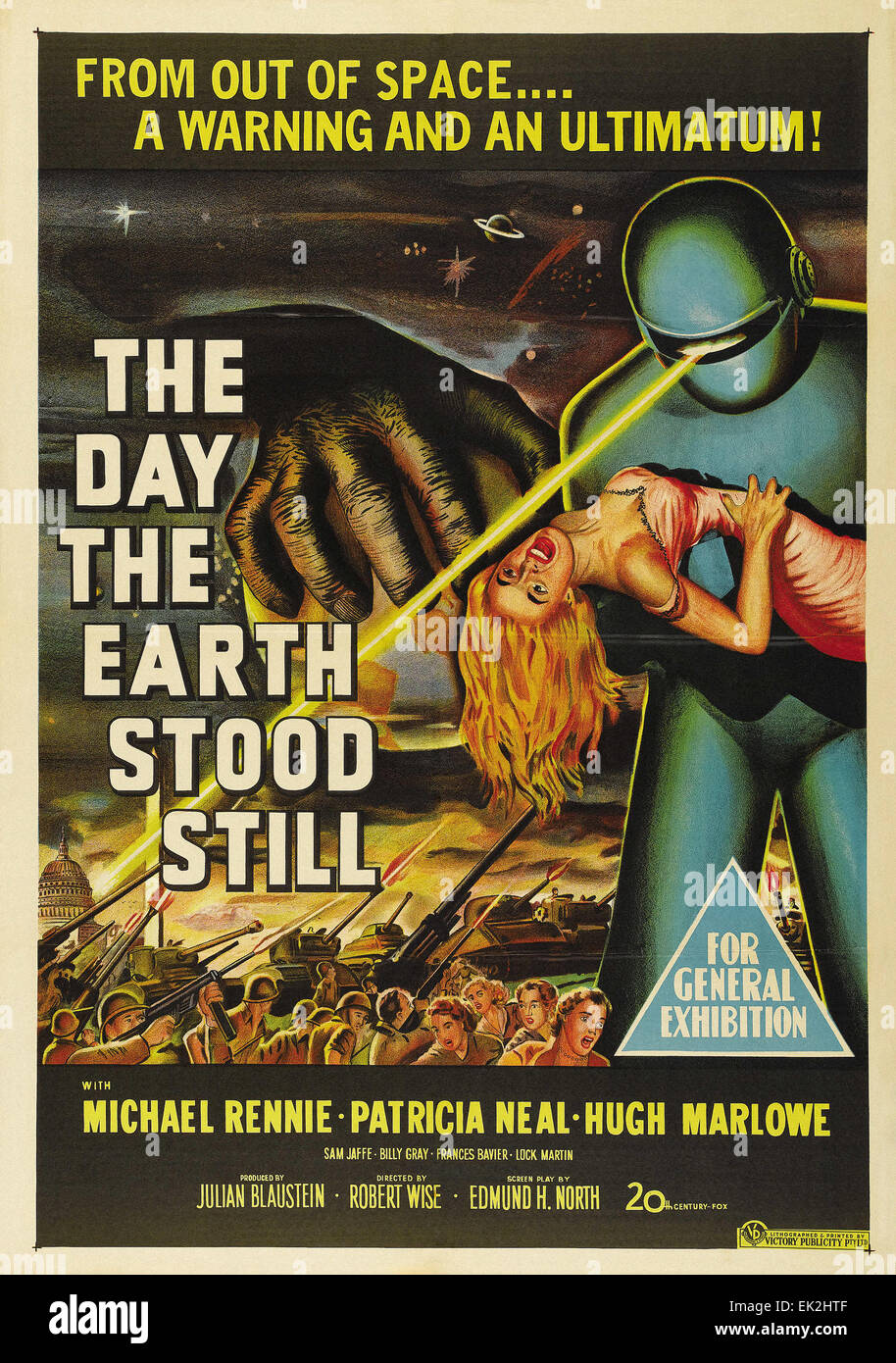 The day the earth stood still poster hi-res stock photography and ...