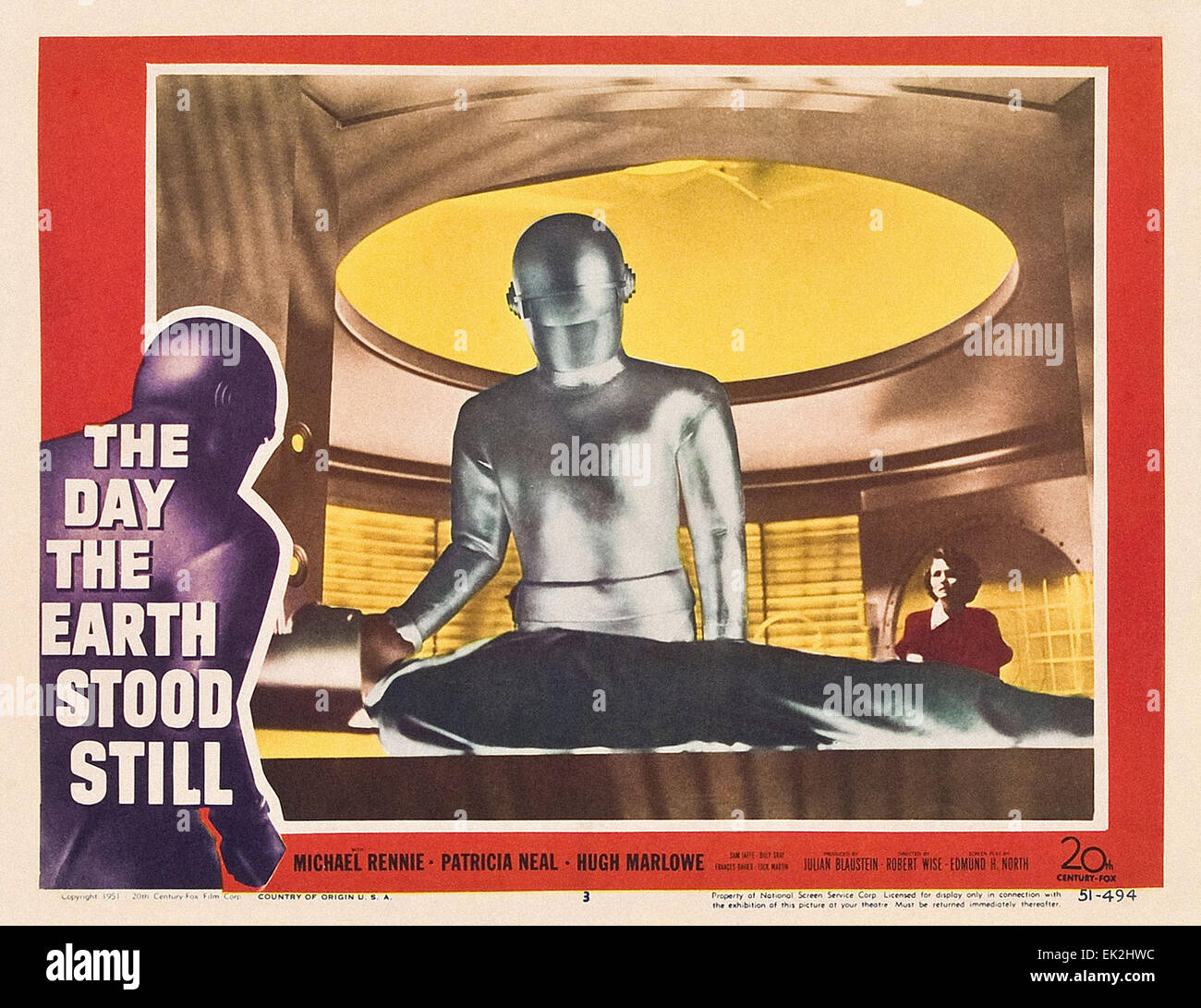 The Day the Earth Stood Still - Movie Poster Stock Photo - Alamy