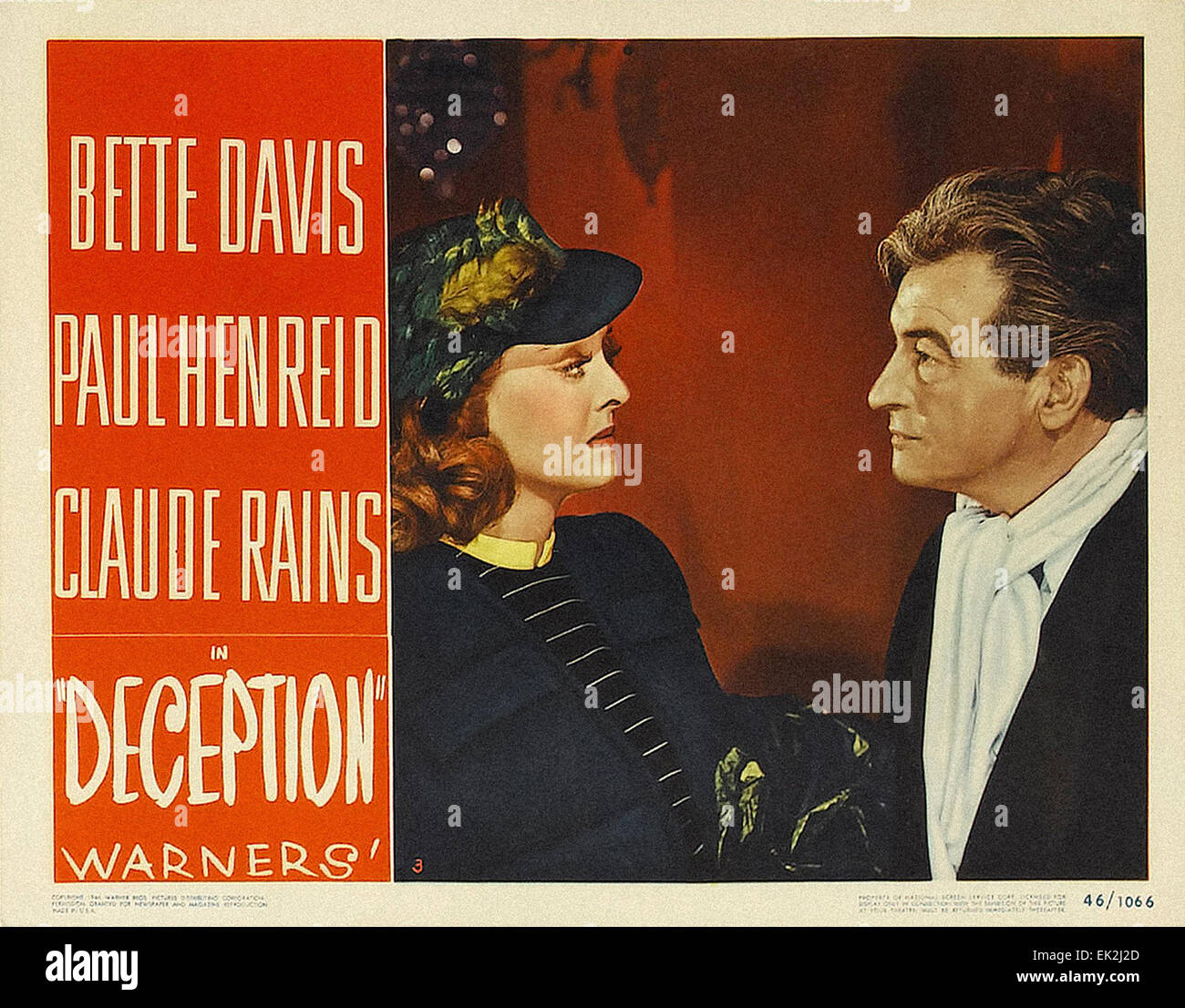 Deception - 1946 - Movie Poster Stock Photo - Alamy
