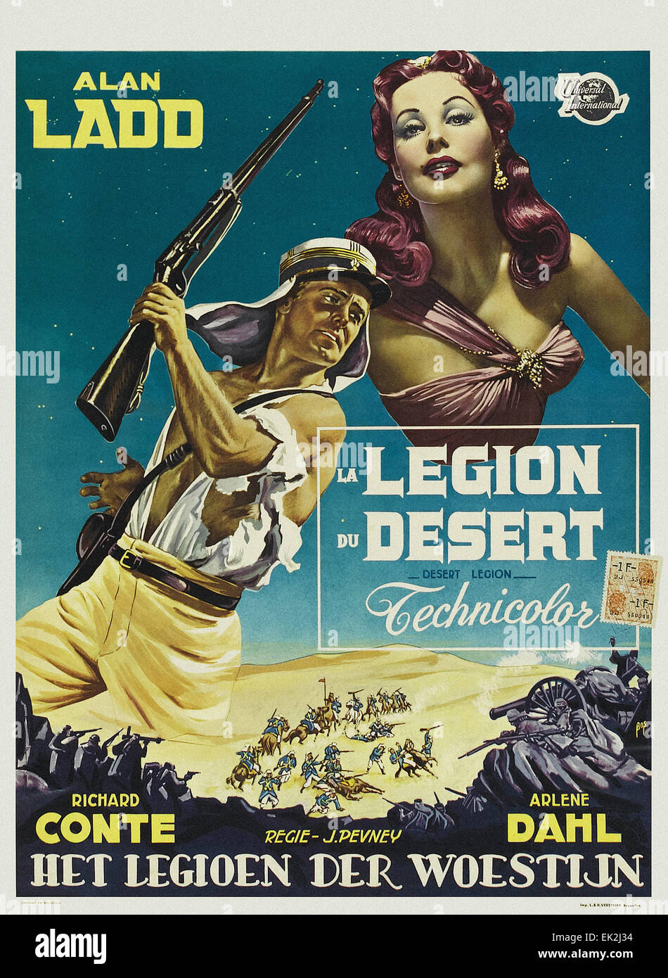 Desert Legion - Movie Poster Stock Photo - Alamy