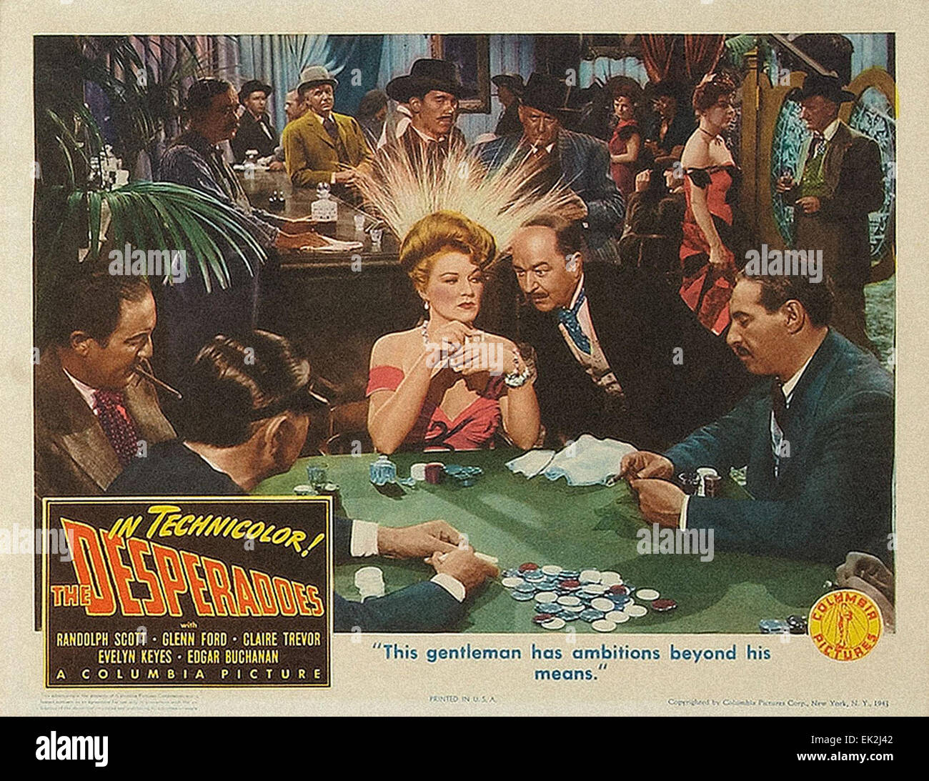 The Desperadoes - Movie Poster Stock Photo - Alamy