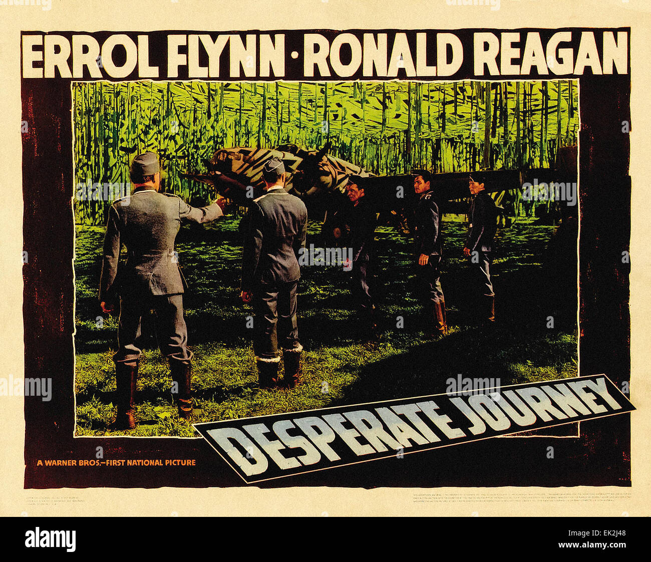 Desperate Journey - Movie Poster Stock Photo - Alamy