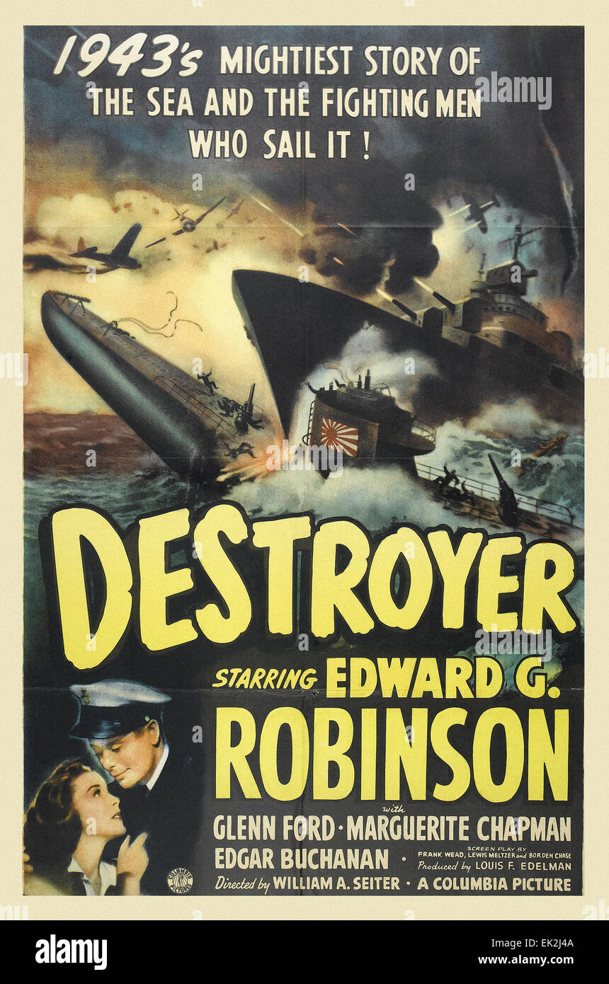 Destroyer - Movie Poster Stock Photo - Alamy