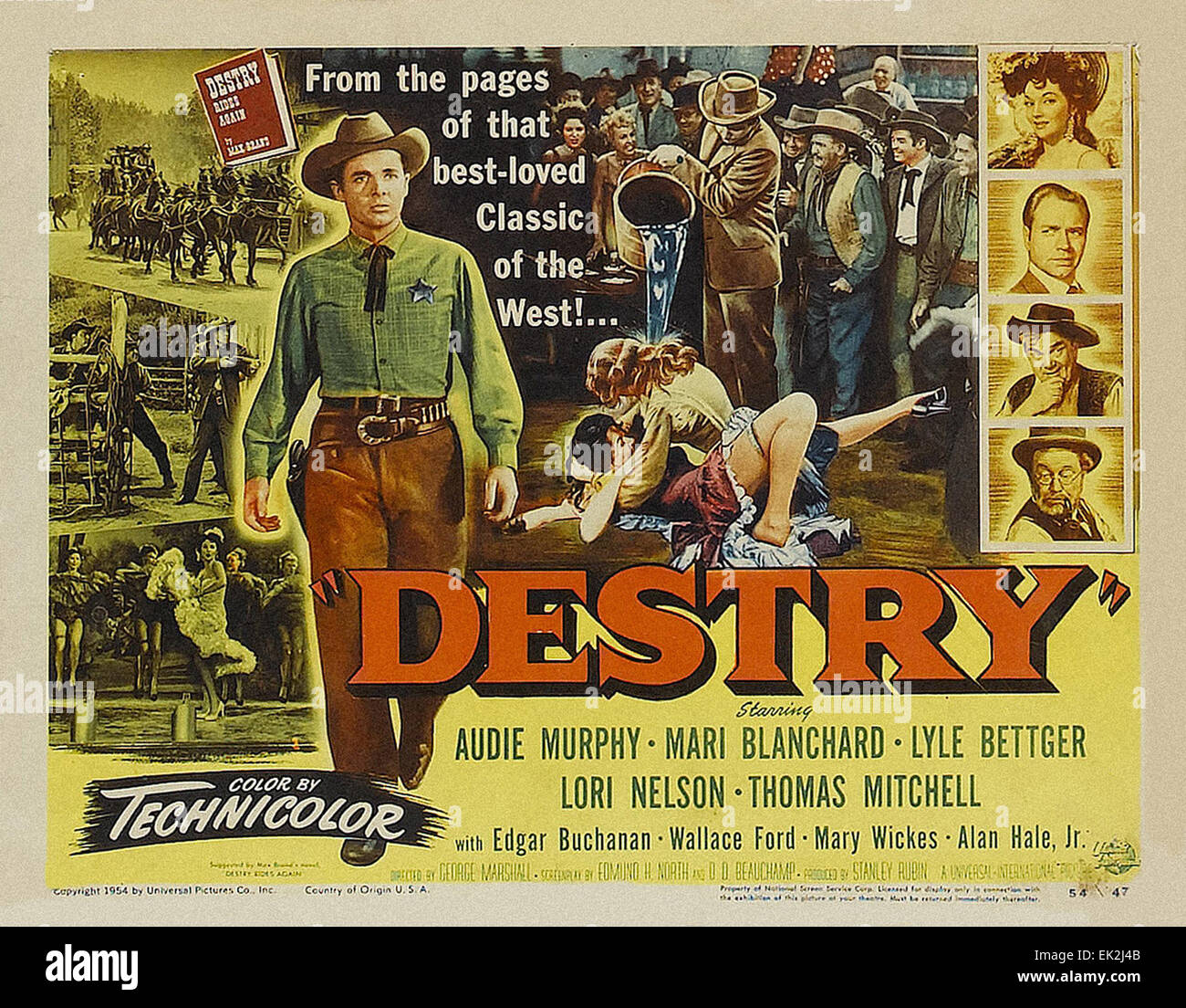 destry - Movie Poster Stock Photo - Alamy