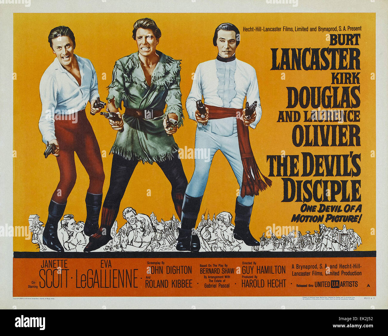 The devils disciple movie poster hi-res stock photography and images - Alamy