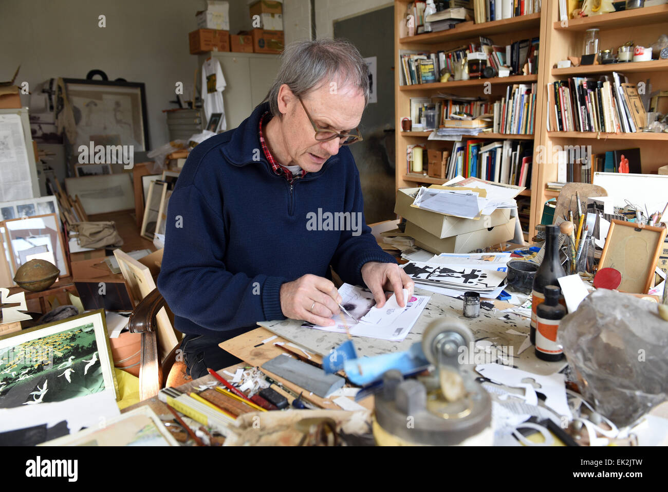 Mettmann, Germany. 13th Mar, 2015. dpa-eclusive - German artist Felix ...