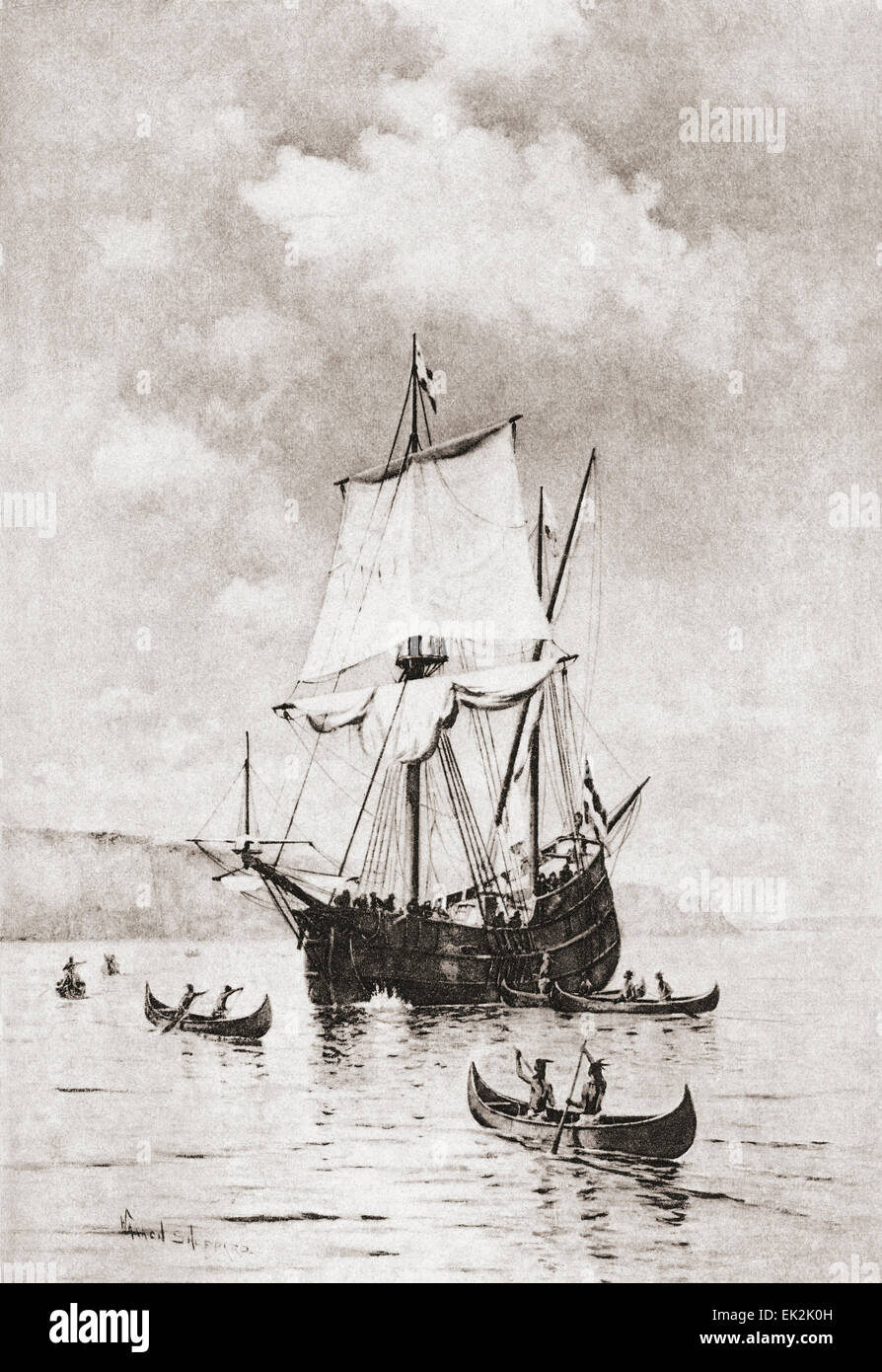 Henry hudson ship half moon hi-res stock photography and images - Alamy