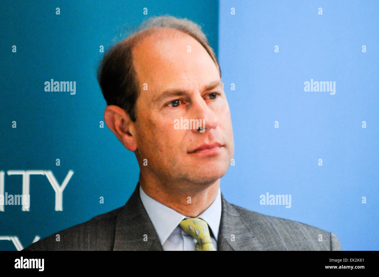 Downpatrick, Northern Ireland. 23/09/2014 - Prince Edward visits the St ...