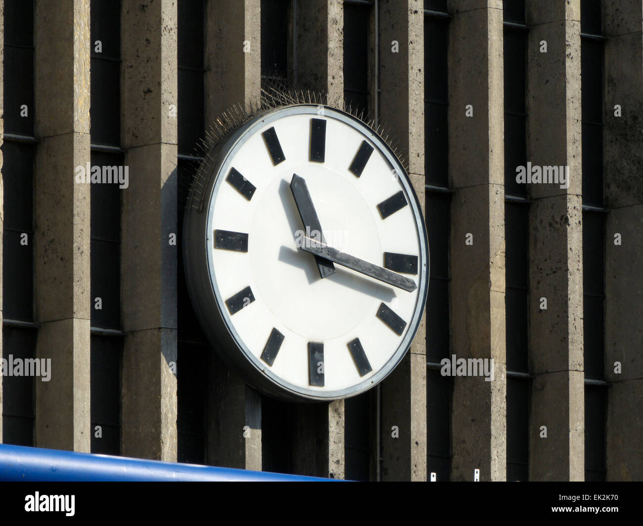 Germany Stuttgart train station clock Stock Photo - Alamy