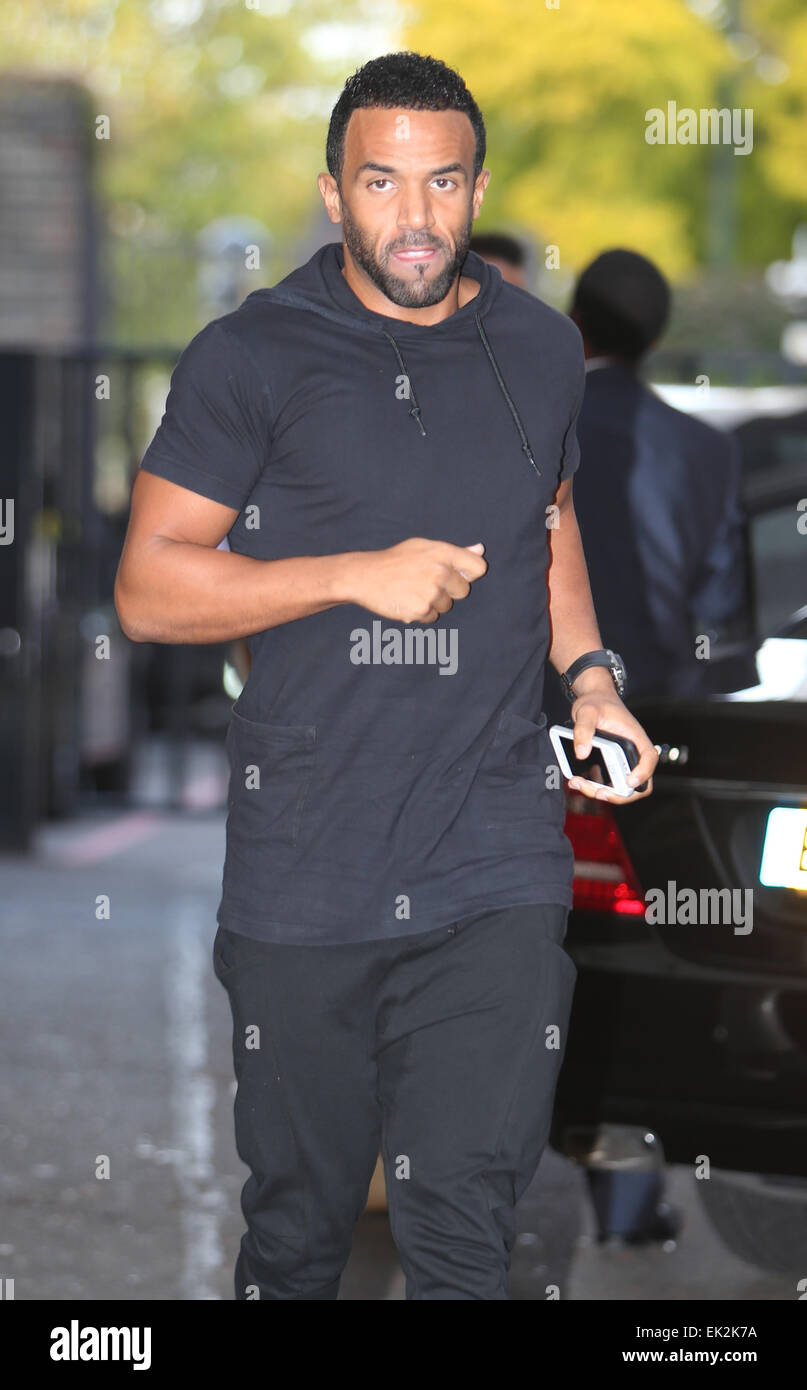 Craig David outside ITV Studios Featuring: Craig David Where: London ...