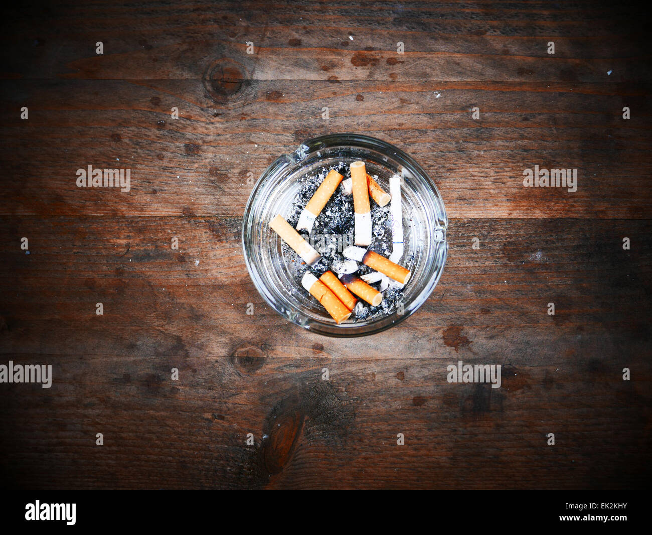Cigarette tray ashtray outside building Stock Photo - Alamy