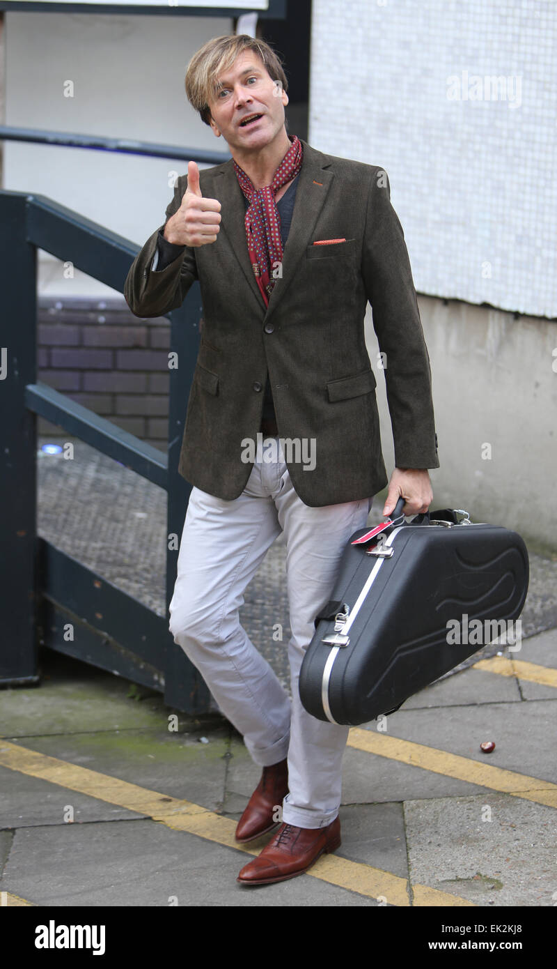 Spandau Ballet outside ITV Studios Featuring: Steve Norman Where ...