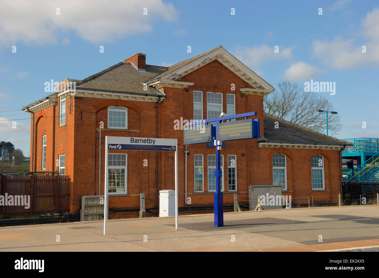 The Old Station building at Barnetby Stock Photo - Alamy
