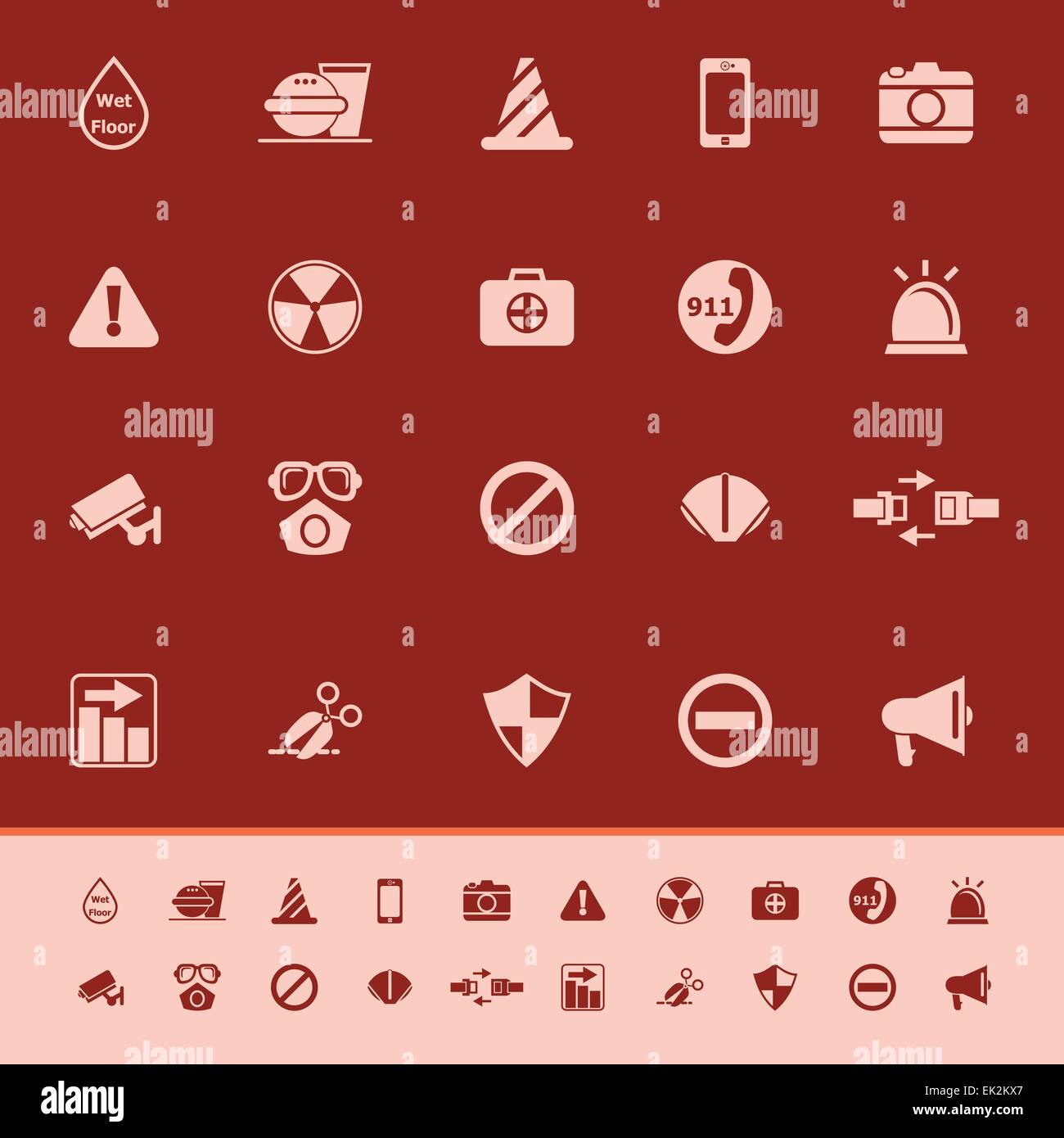 General useful icons on gray background, stock vector Stock Vector ...