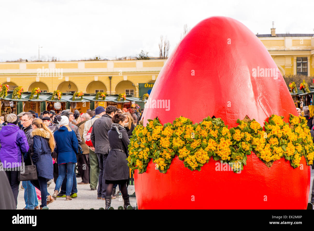 Vienna, Schoenbrunn castle, Easter Market, Ostermarkt, Austria, 13 ...
