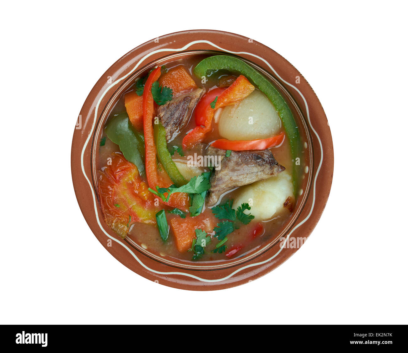 Philadelphia Pepper Pot - thick stew of beef tripe, vegetables, pepper ...