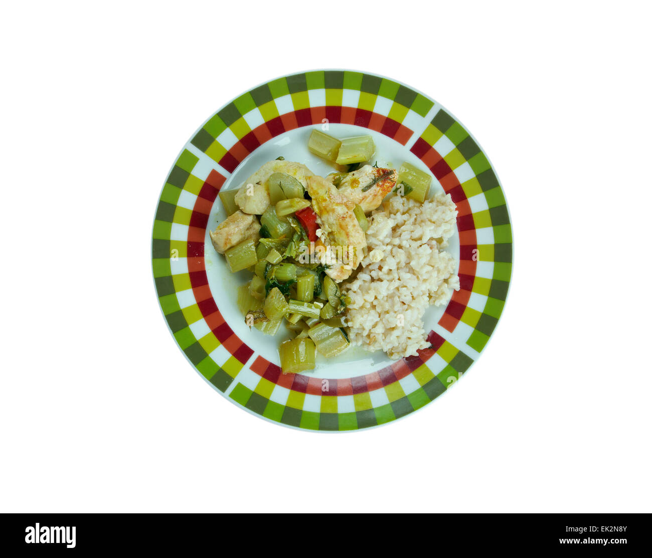 Khoresh Karafs - Celery Stew.delicious Iranian dish Stock Photo - Alamy