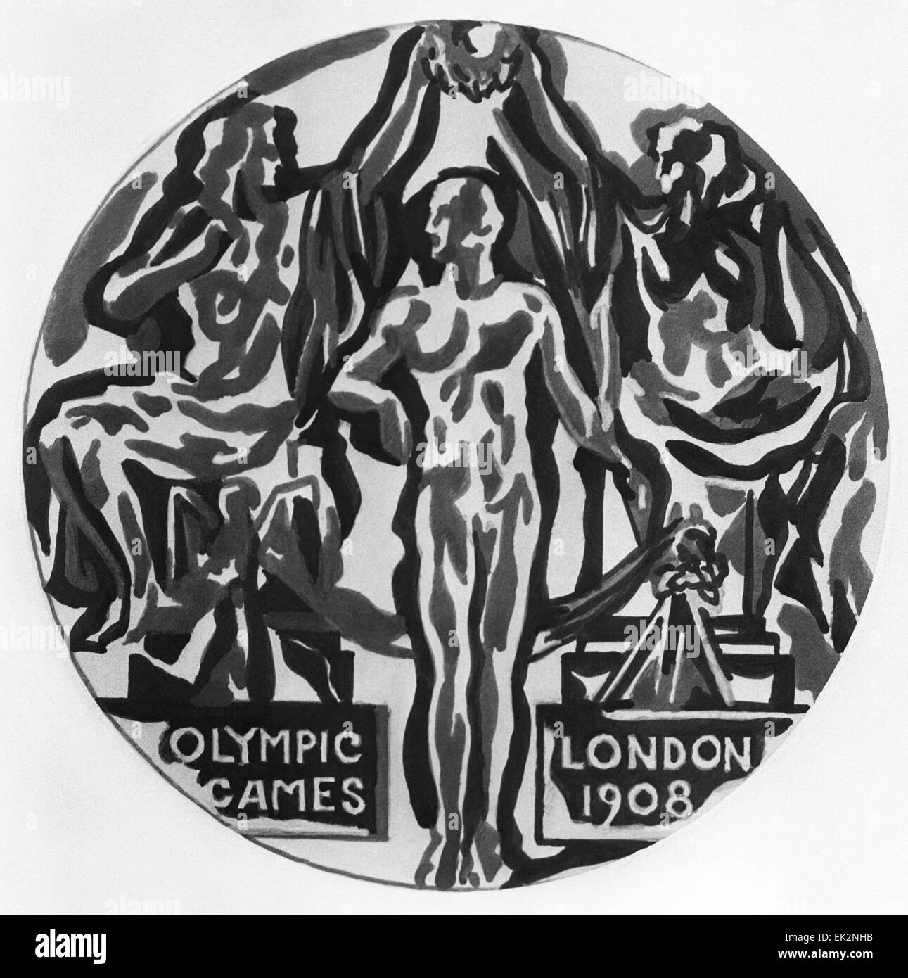 1908 Olympic Medal High Resolution Stock Photography and Images - Alamy