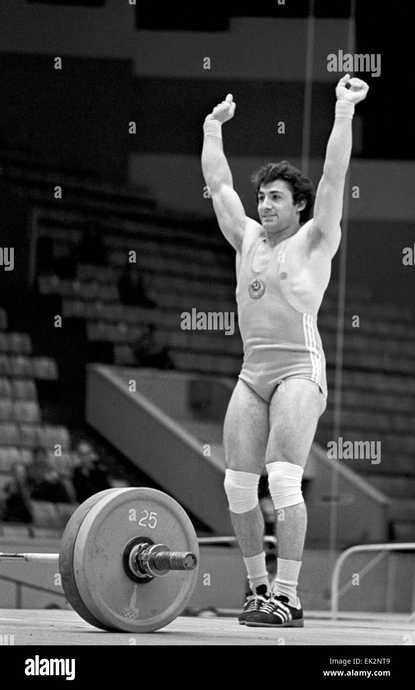 Soviet Weightlifter Black and White Stock Photos & Images - Alamy