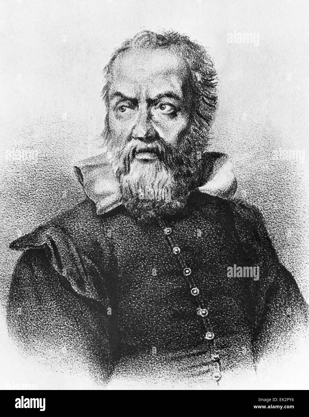 Galileo Galilei 1564 1642 Italian Astronomer High Resolution Stock ...