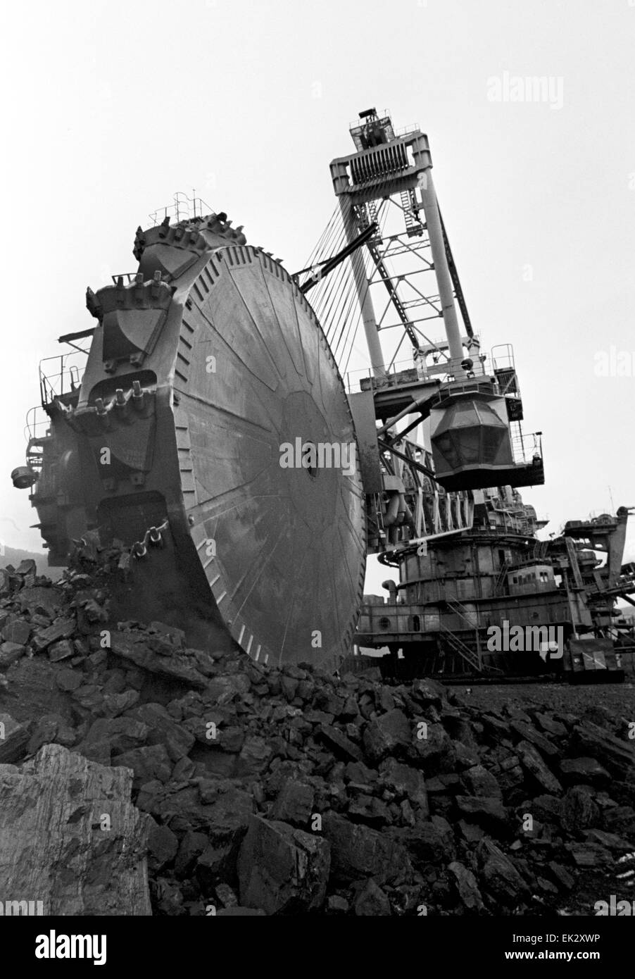 Coal Open Cast Mine Black and White Stock Photos & Images - Alamy
