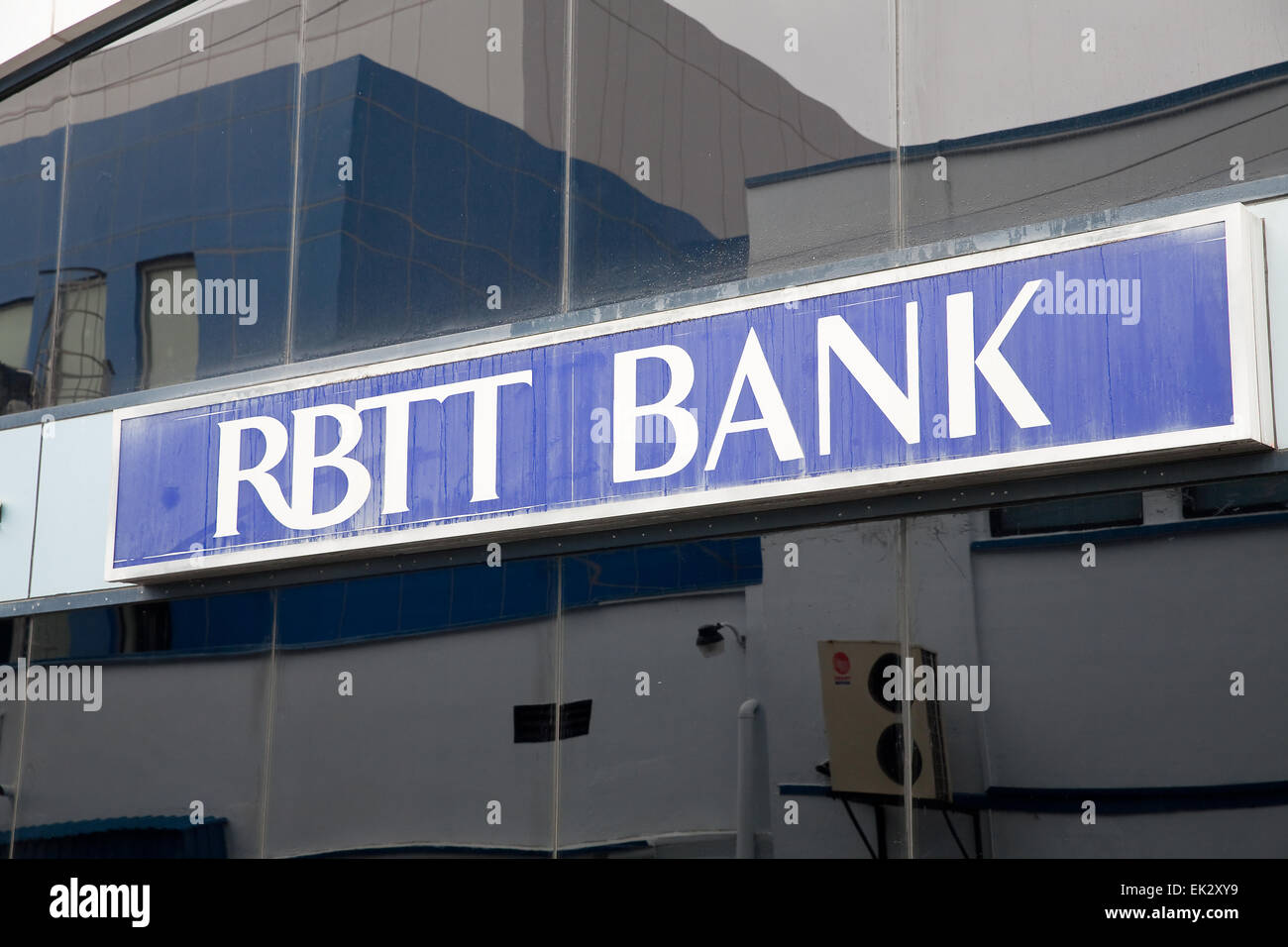 RBTT Bank sign in St Lucia Stock Photo - Alamy